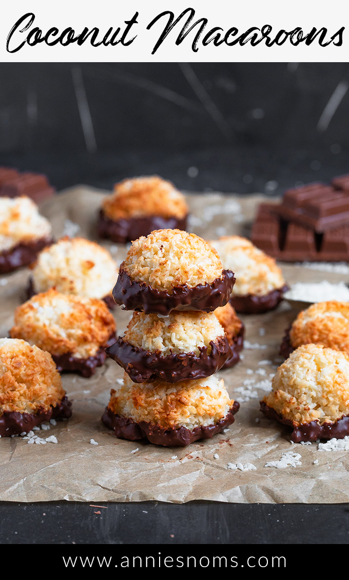Coconut Macaroons {super quick and easy recipe!} - Annie's Noms