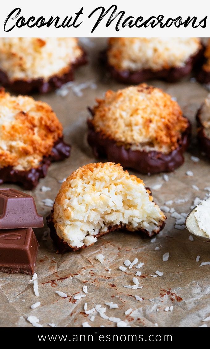 Coconut Macaroons {super quick and easy recipe!} - Annie's Noms
