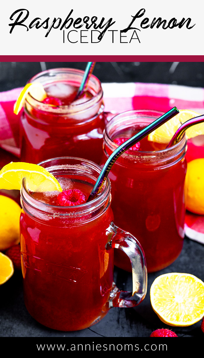 Raspberry Lemon Iced Tea - Annie's Noms